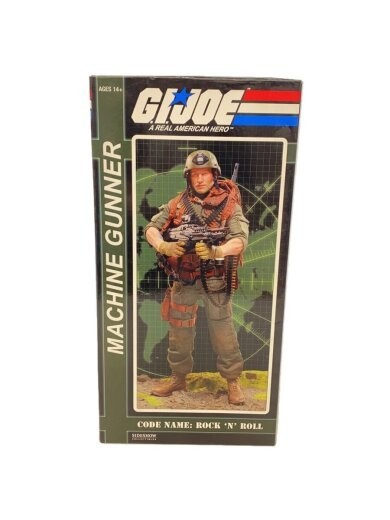 Sideshow G.I. Joe 12 Inch Machine gunner code Rock and Roll FREE ...