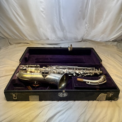 Martin Handcraft Silver Alto Sax Serial Number:49691 | eBay