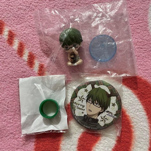 Shintaro Midorima Goods Set Can Badge Silicone Ring Suwarasetai Kuroko ...