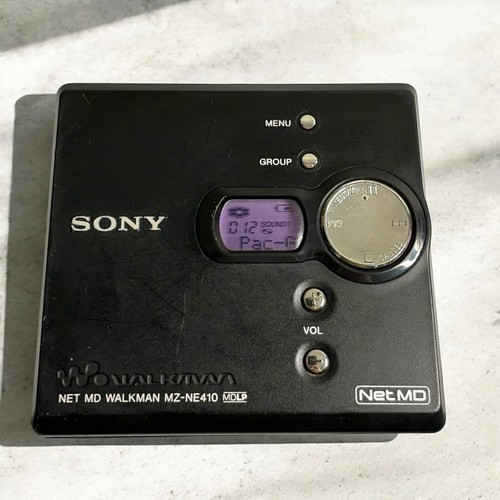 Sony High Speed Net MD Walkman Recorder MZ-NE410 Portable MiniDisc ...