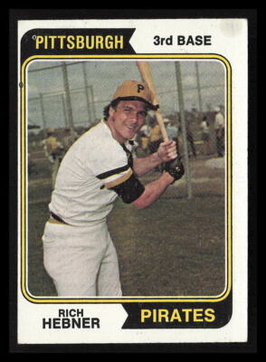 Rich Hebner 1974 Topps #450 Pittsburgh Pirates | eBay
