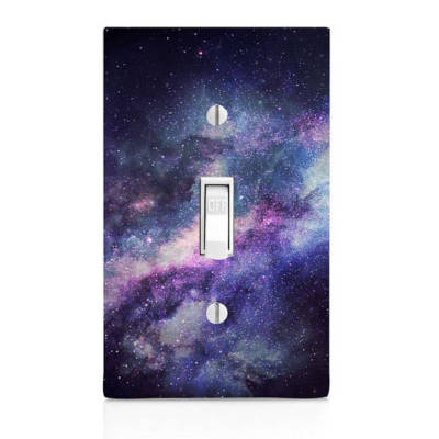 Blue Galaxy, space Light Switch Cover, Cabinet Knob, Home Decor ...