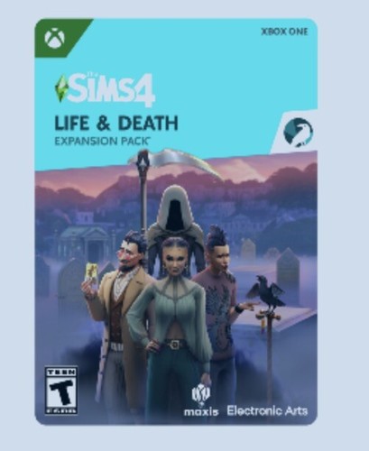 The Sims 4 Expansion Pack Life and Death 25 Digit Code E-gift for XBOX ...