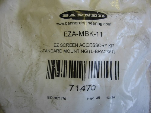 Banner EZA-MBK-11 EZ Screen Light Curtain Mounting Bracket Kit | eBay