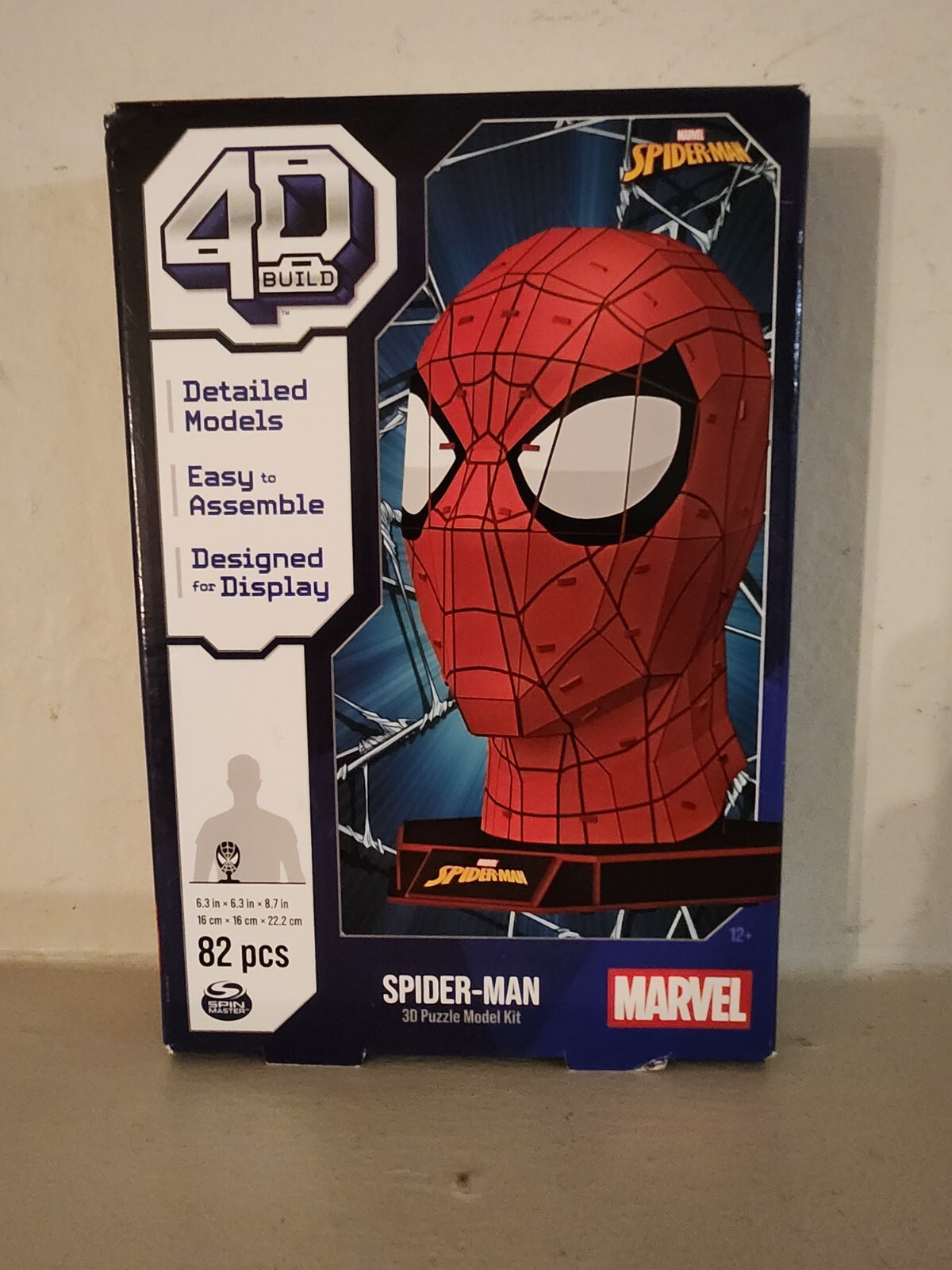 New In Box Spider-Man Marvel 4D Puzzle Model Kit 6x6x8 | eBay