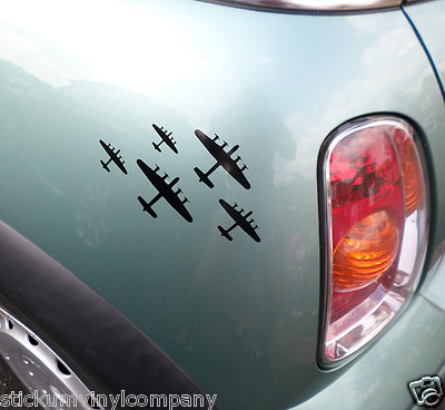 Flight of Avro Lancasters Car Decal/Sticker *BBMF* *WW2* *Lancaster ...