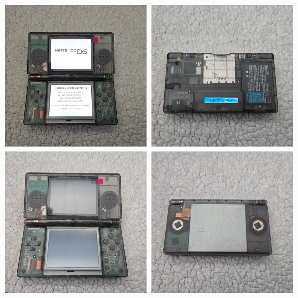 High Quality Transparent Nintendo Ds Lite with Charger BRAND NEW SHELL ...