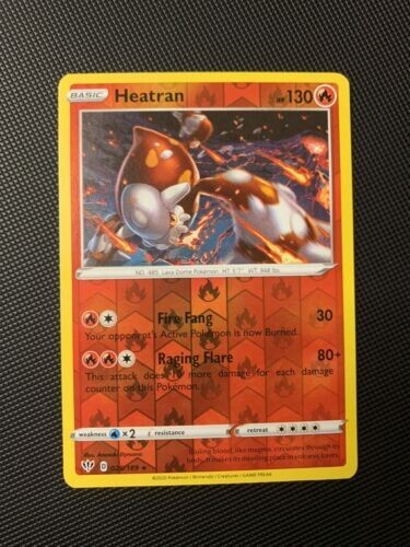 Heatran - 025/189 - Reverse Holo - Darkness Ablaze - Pokemon Card | eBay