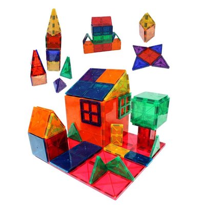 Mag-genius Magnet Building Tiles Create Your Own Set w/ Individual ...