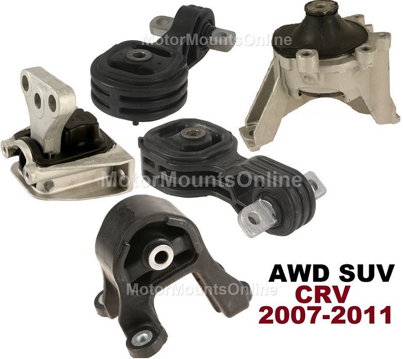 9MB504DF 5pc Motor Mounts w/1 Differential Mount fit AWD 2007 - 2011 ...