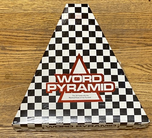 Old Vtg 1986 Abracadabra Games Ltd WORD PYRAMID 3D Mystical Power ...
