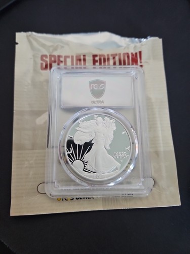 2024 Silver Eagle Ultra Breaks PCGS MS70 Ultra Label Special Edition | eBay