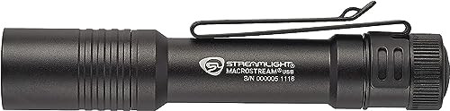 66320 MacroStream USB 500-Lumen Rechargeable Compact Flashlight with ...
