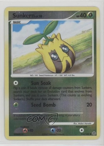 Sunkern Reverse Foil Pokémon Diamond & Pearl Secret Wonders #114 2007 15fy | eBay