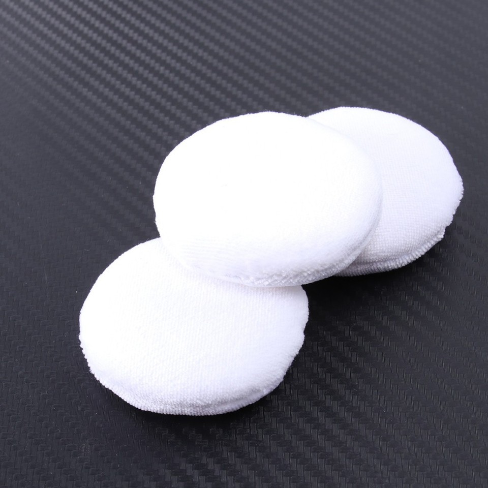 5 Pcs 60mm Ribbon Powder Puff Baby Body Puff Pure Cotton Round Makeup ...