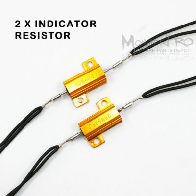 2 X 25W LED Indicator Flash Rate Relay Load Resistor Bulbs Ballast AU ...
