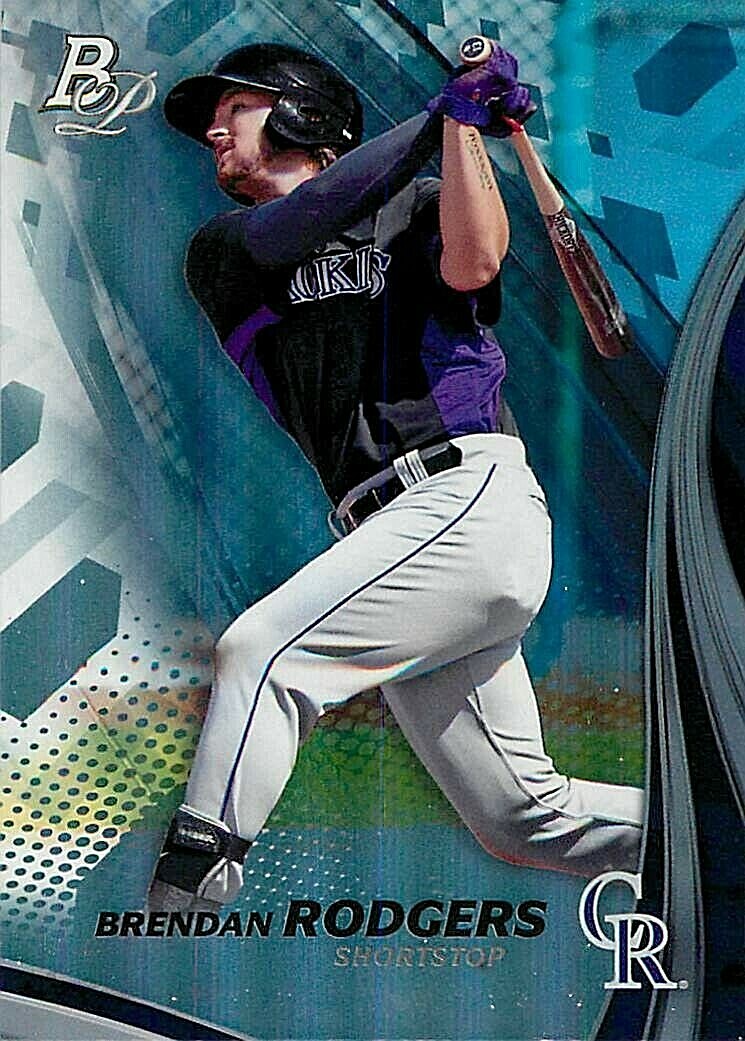 2017 Bowman Platinum Top Prospects #TPBRO Brenden Rodgers ROCKIES | eBay