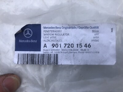 Genuine Mercedes Sprinter 901 905 Window Regulator Lifter Right O/S ...