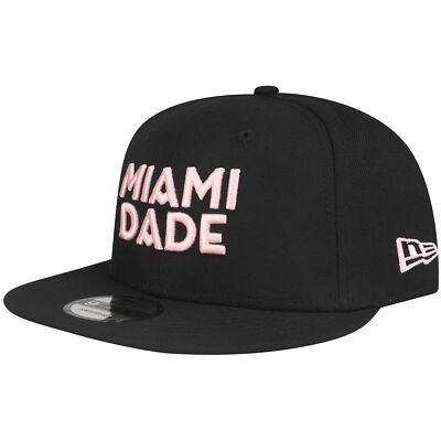 New Era 9Fifty Snapback Cap - MIAMI DADE Inter Miami noir | eBay