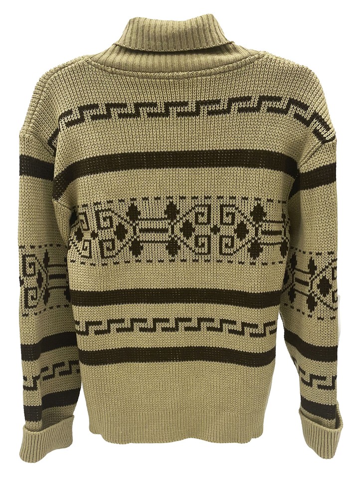 The Dude Sweater Big Lebowski Cardigan Zip Up Knit Jeffery Adult Movie ...
