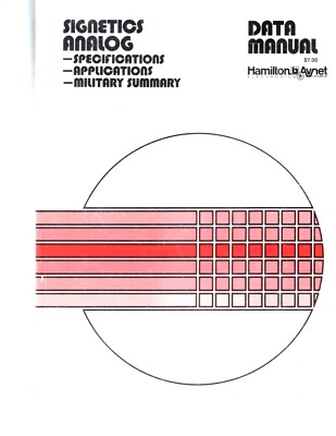 Signetics Analog 1977 Data Manual Specifications Applications Military ...