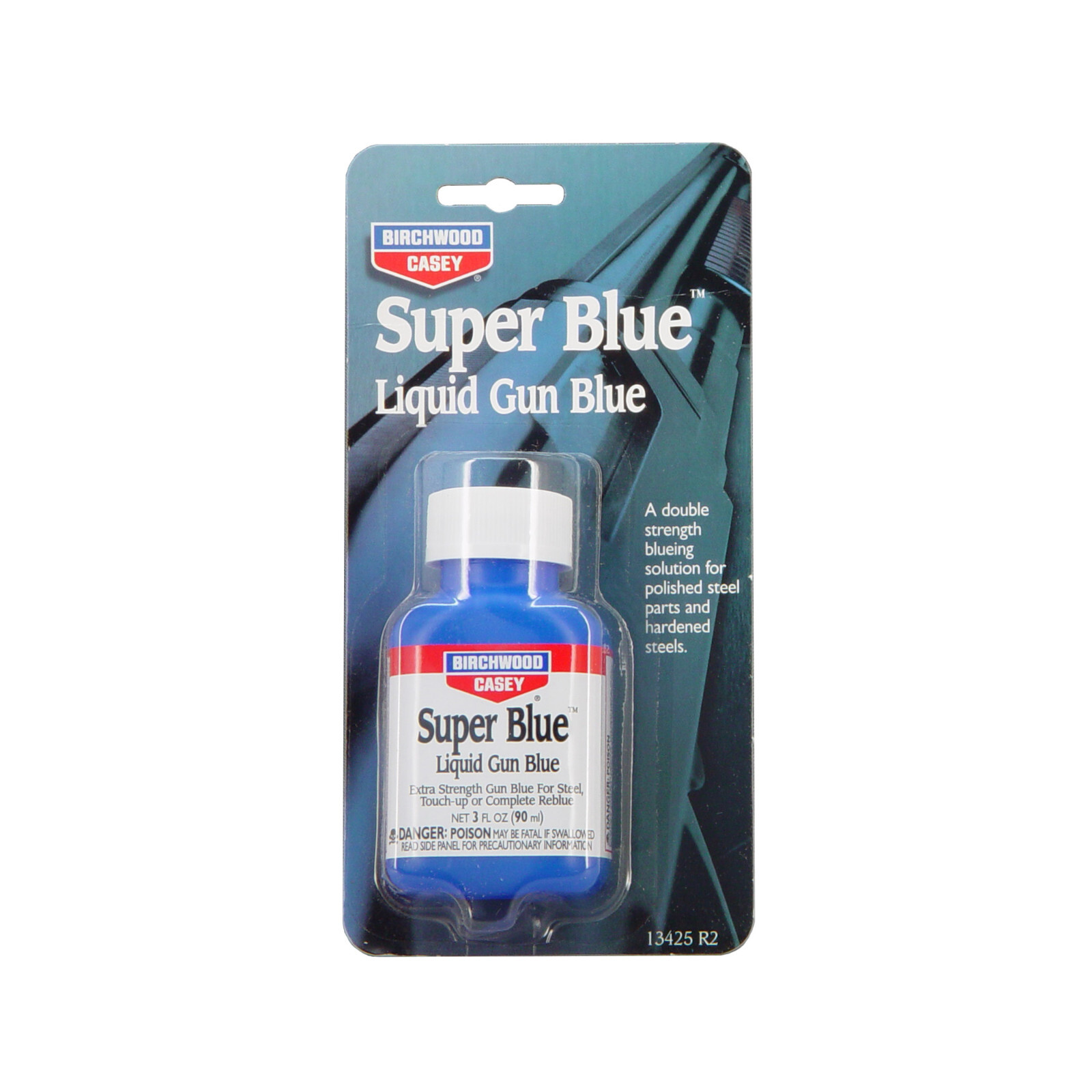 Birchwood Casey Super Blue Liquid Gun Cold Blue 3 OZ with Swabs and ...
