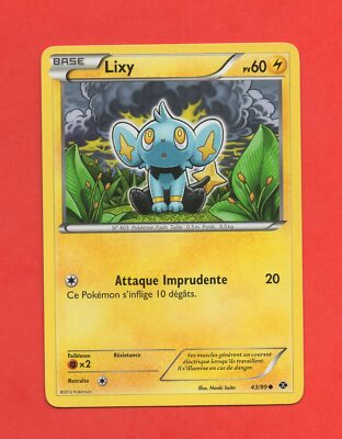 Pokémon n° 43/99 - LIXY - PV60 (546) | eBay