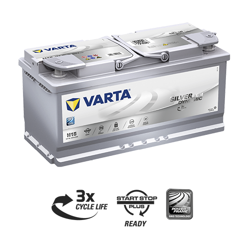 VARTA H15 VRLA AGM Battery 12V 105AH 950EN Fits MERCEDES-BENZ ...