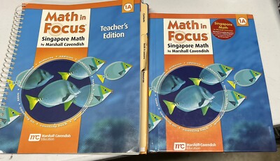 Math In Focus 1A Textbook & Teachers Edition Singapore Math 1st grade ...