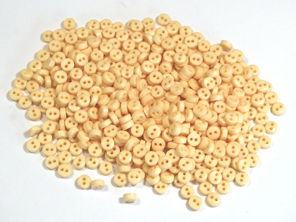 6mm Mini Buttons for Dolls & Soft Toys Clothes - 6mm Assorted Colours ...
