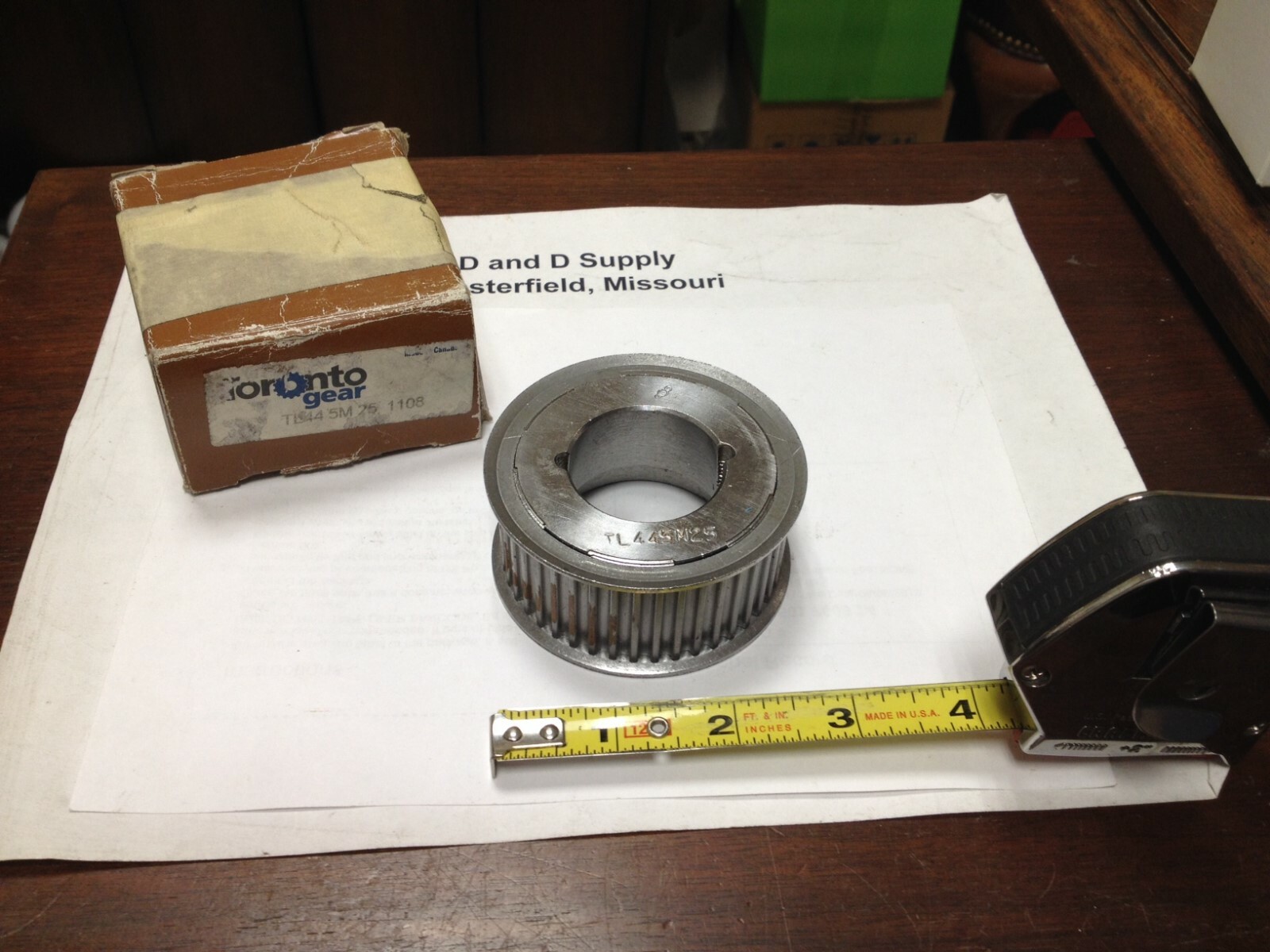 Toronto Gear TL44 5M 20 1108, Cogged Pulley, New-Old-Stock | eBay