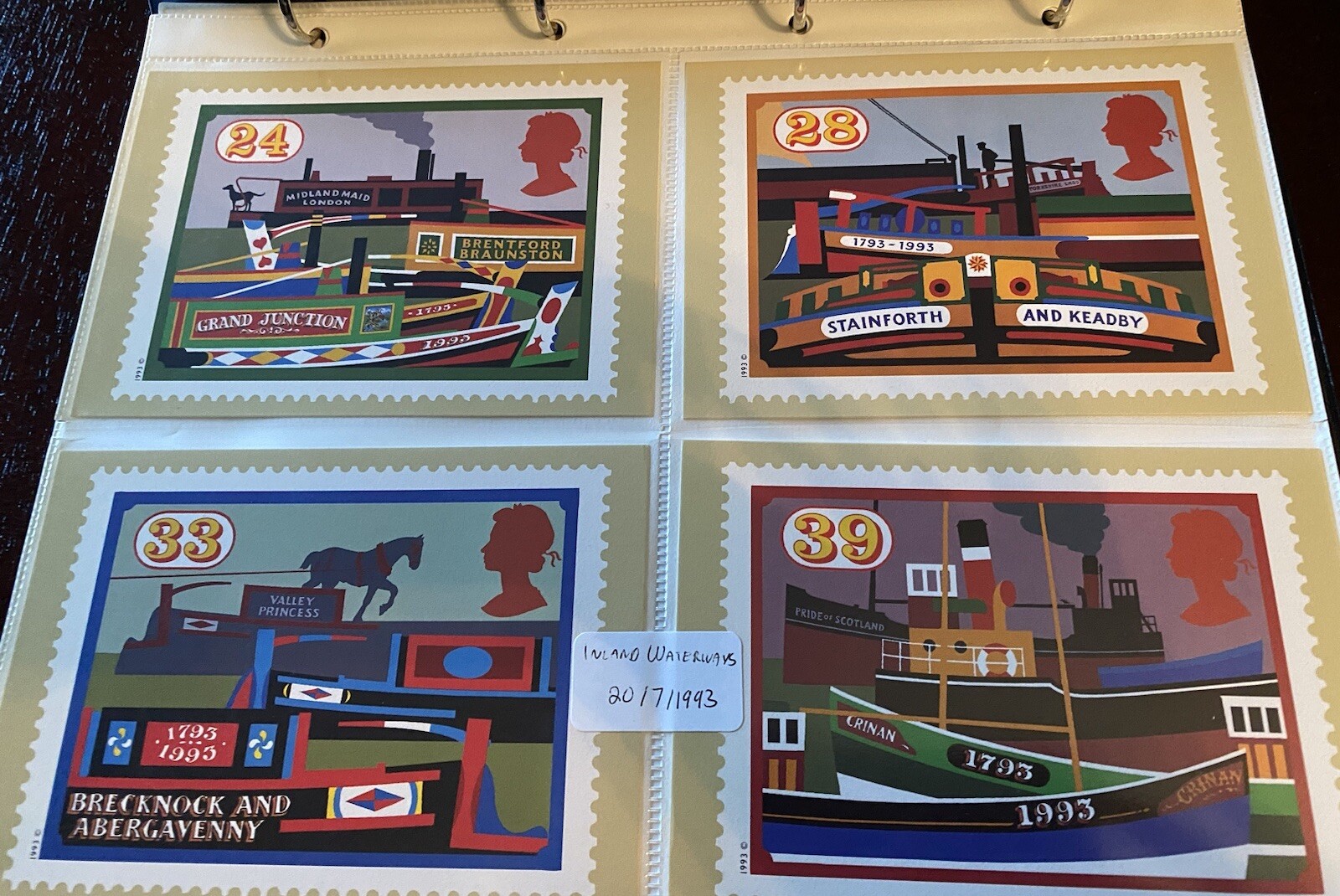 Royal Mail postcard stamps (129) in excellent condition. Presented In ...