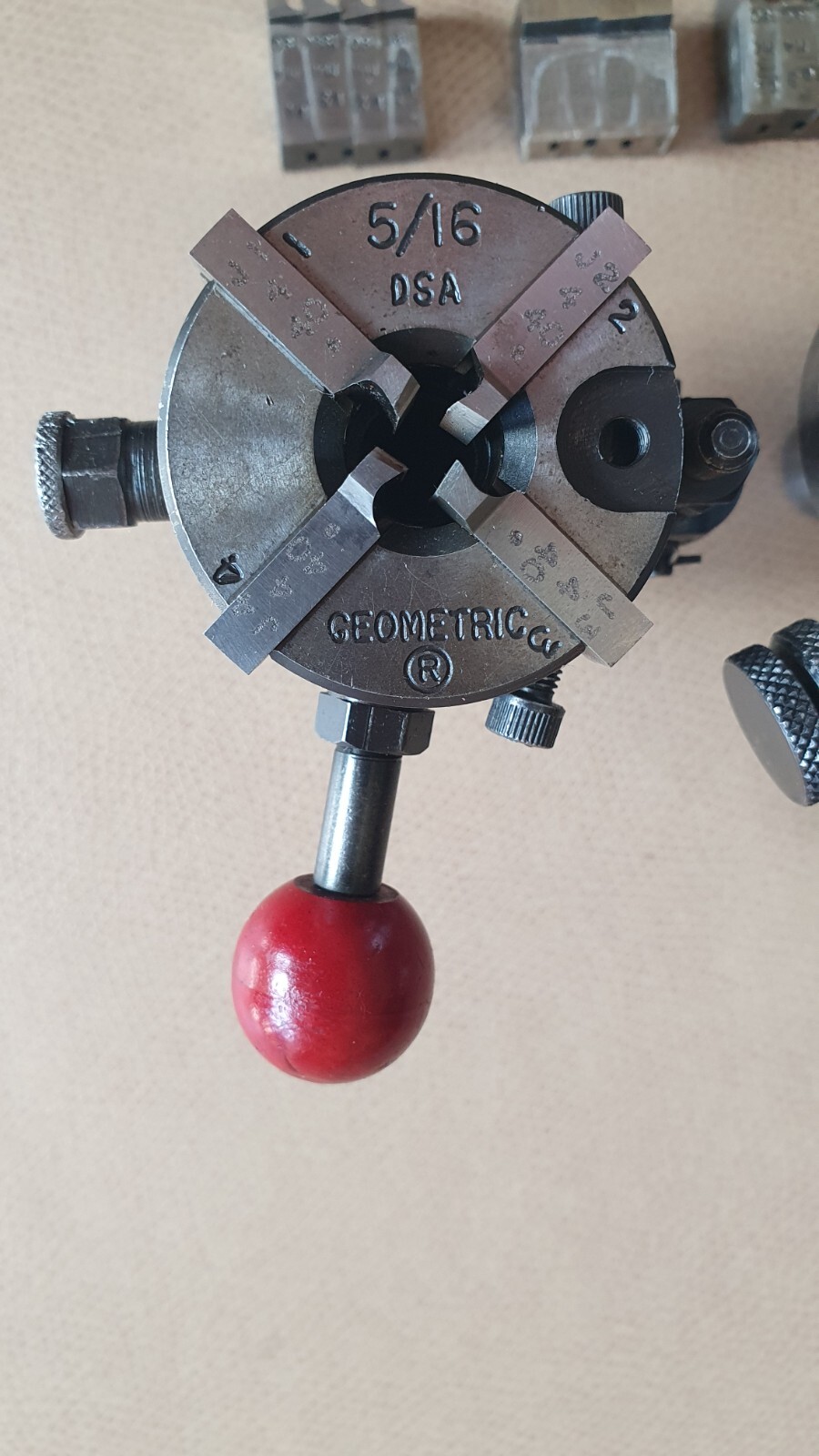 2 Thread Die Heads EFEM Germany, DSA Geometric USA 5/6, 10 Chasers | eBay