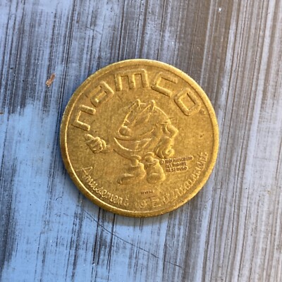 2000 PAC-MAN Arcade Token NAMCO Amusement To Entertainment Coin Token ...
