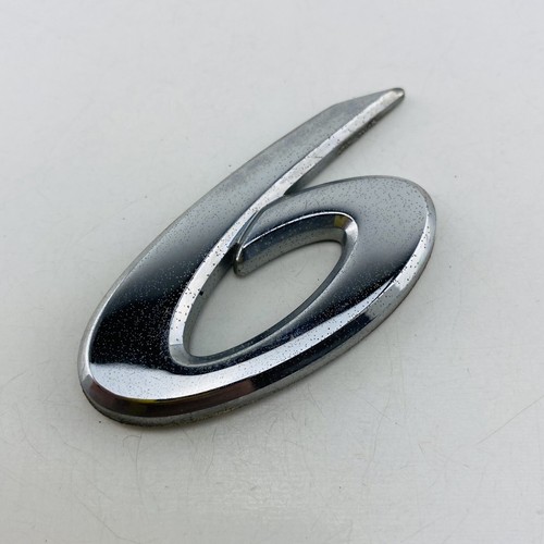 03 04 05 06 07 08 Mazda 6 Emblem Number Logo Badge Trunk Lid Rear ...
