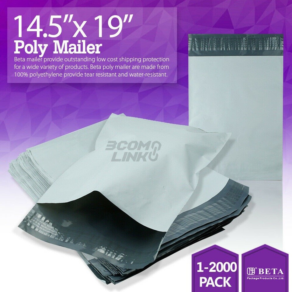 Poly Mailers Shipping Mailing Packaging Plastic Envelope Self Sealing ...