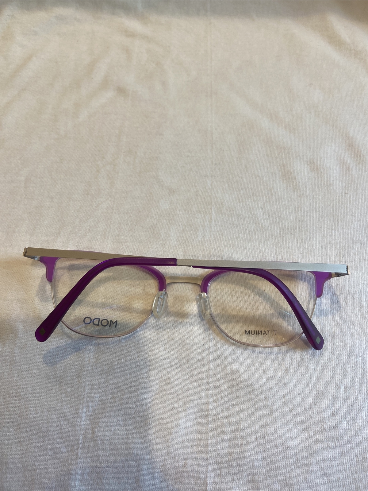 Modo Titanium Model 4078 47[]21-138 DPUR Eyeglasses Frames | eBay