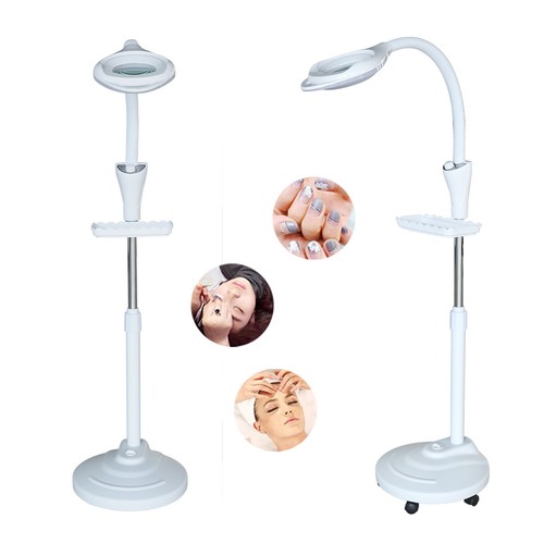 5/16 X Diopter LED Lens Facial Magnifying Floor Stand Lamp Light ...