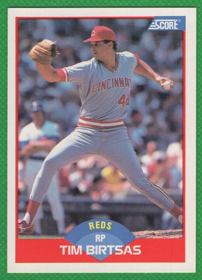 Tim Birtsas - 1989 Score #454 - Cincinnati Reds Baseball Card | eBay