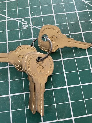 Lots 174h Type Key Blanks for National Cabinet Locksmith Brass | eBay