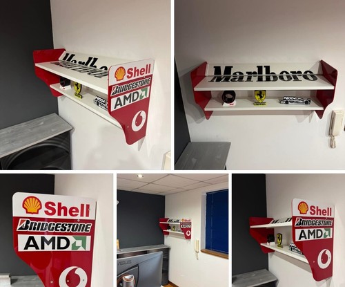 Ferrari Inspired Formula 1 Spoiler Shelf 90cm Wide | eBay UK
