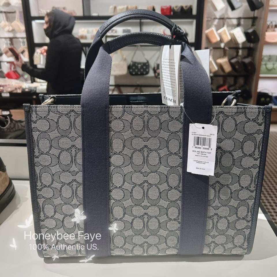 NWT Coach Smith Tote Bag medium size canvas CS617/CY367 | eBay