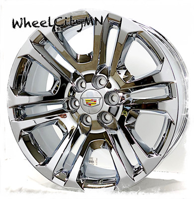 22" chrome OE 19301158 replica 4741 wheels fits Cadillac Escalade 6x5.5 ...