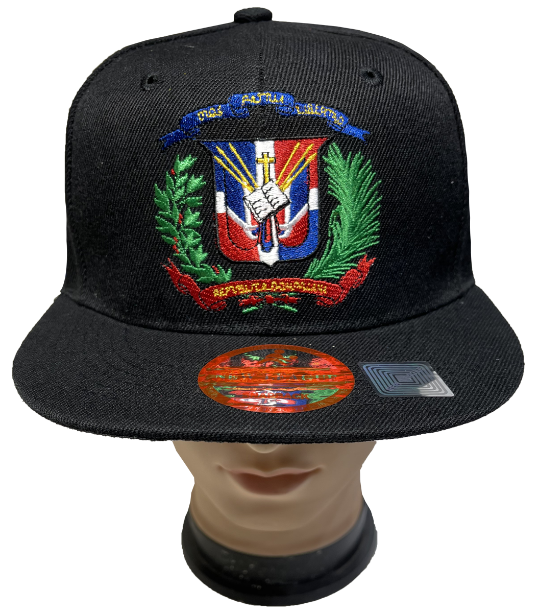 DOMINICAN REPUBLICA FLAG Embroidered Snapback Adjustable Baseball Cap ...