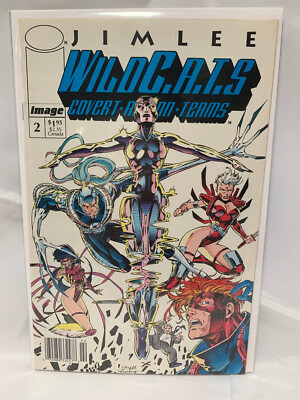 WILDCATS #2 (RARE NEWSSTAND) (JIM LEE COVER/ART)(1992) COMIC BOOK ...