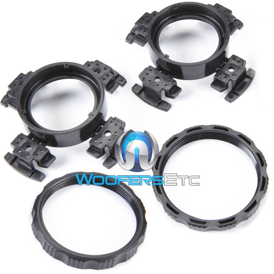 ALPINE S2-S40C 4" 4x6" 140W COMPONENT SPEAKERS IN-LINE CROSSOVERS SILK ...