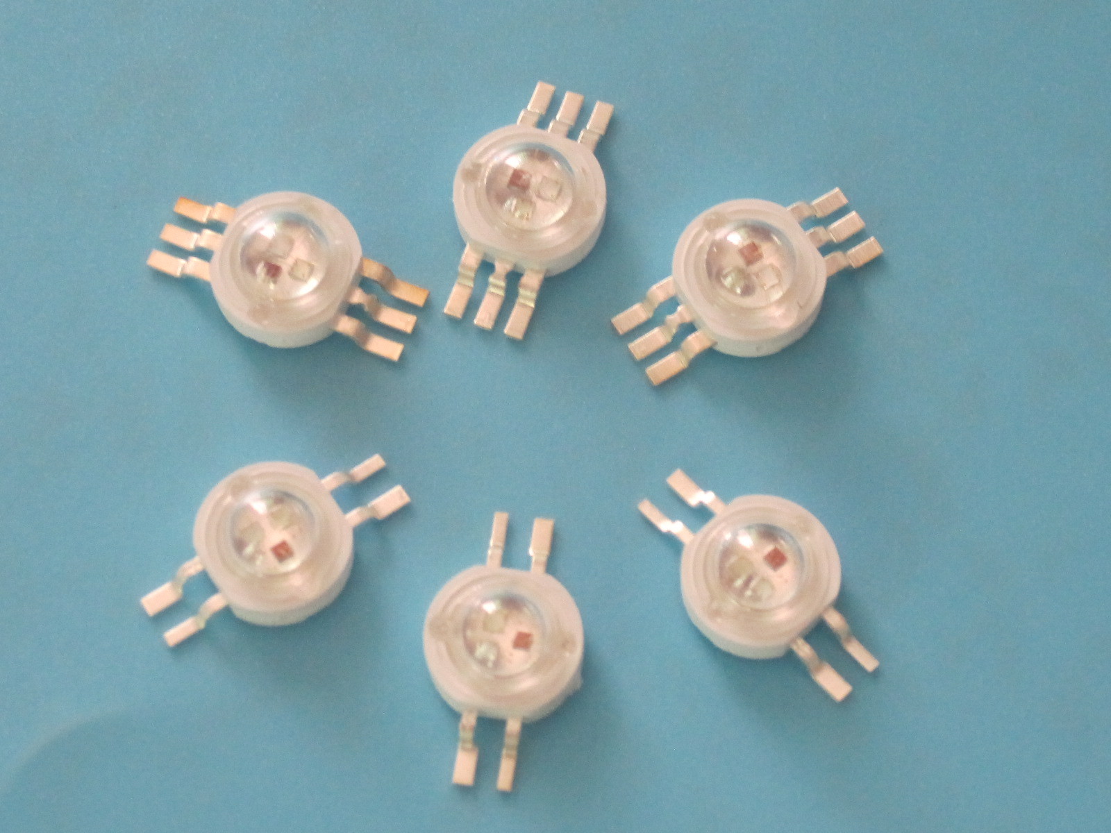 1 10 50 100pcs x 3W RGB Color 4pin 6pin LED Chip LED Light Lamp Part ...