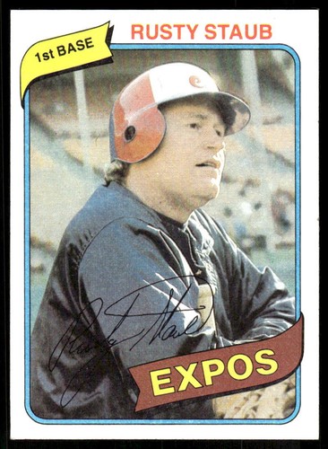 1980 Topps Rusty Staub #660 Montreal Expos Baseball Card | eBay
