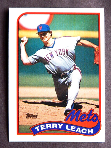 Terry Leach #207 Topps 1989 Baseball Card (New York Mets) | eBay
