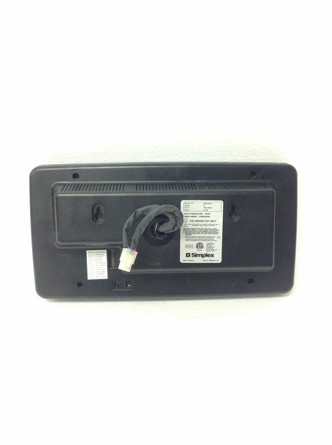 Simplex 6334-9140 4" 120VAC LED Clock - Black/Red for sale online | eBay